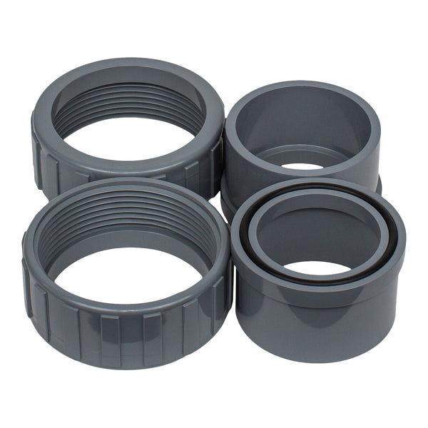 Raypak Pool Heater Parts 2-Pack CPVC Connector Kit With Flange & Nut ...