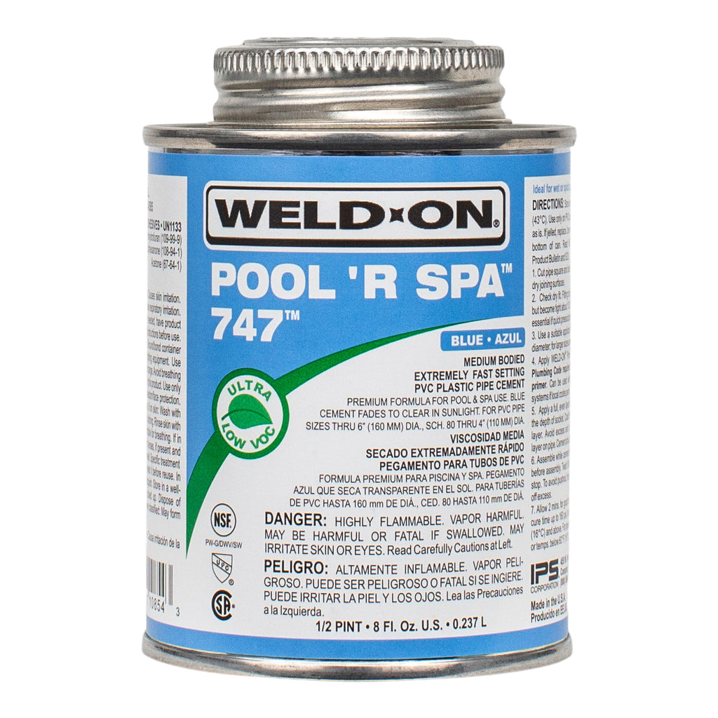 Weld-On PVC Glue - Pool 'R Spa 747 – Pool Geek