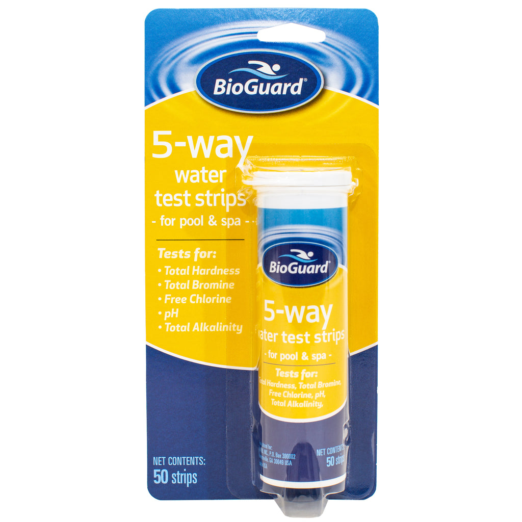 BioGuard 5-Way Water Test Strips – Pool Geek