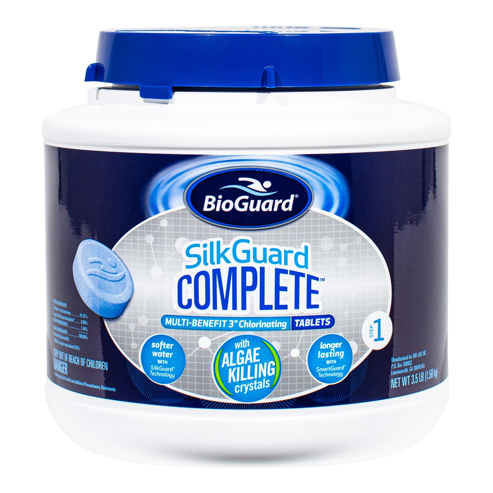 BioGuard SilkGuard Complete 3 Inch Chlorinating Tablets – Pool Geek