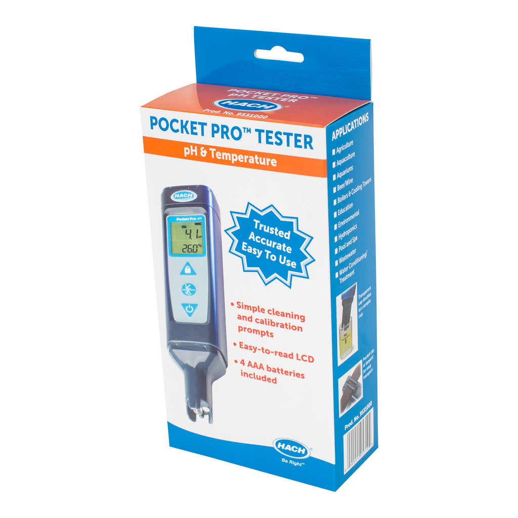 Hach Pocket Pro pH and Temperature Tester – Pool Geek