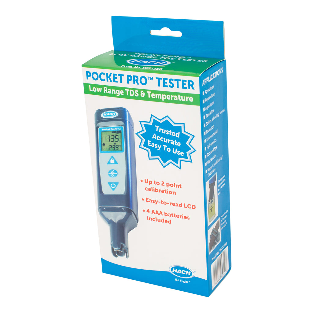 Hach Pocket Pro Low Range TDS Tester – Pool Geek