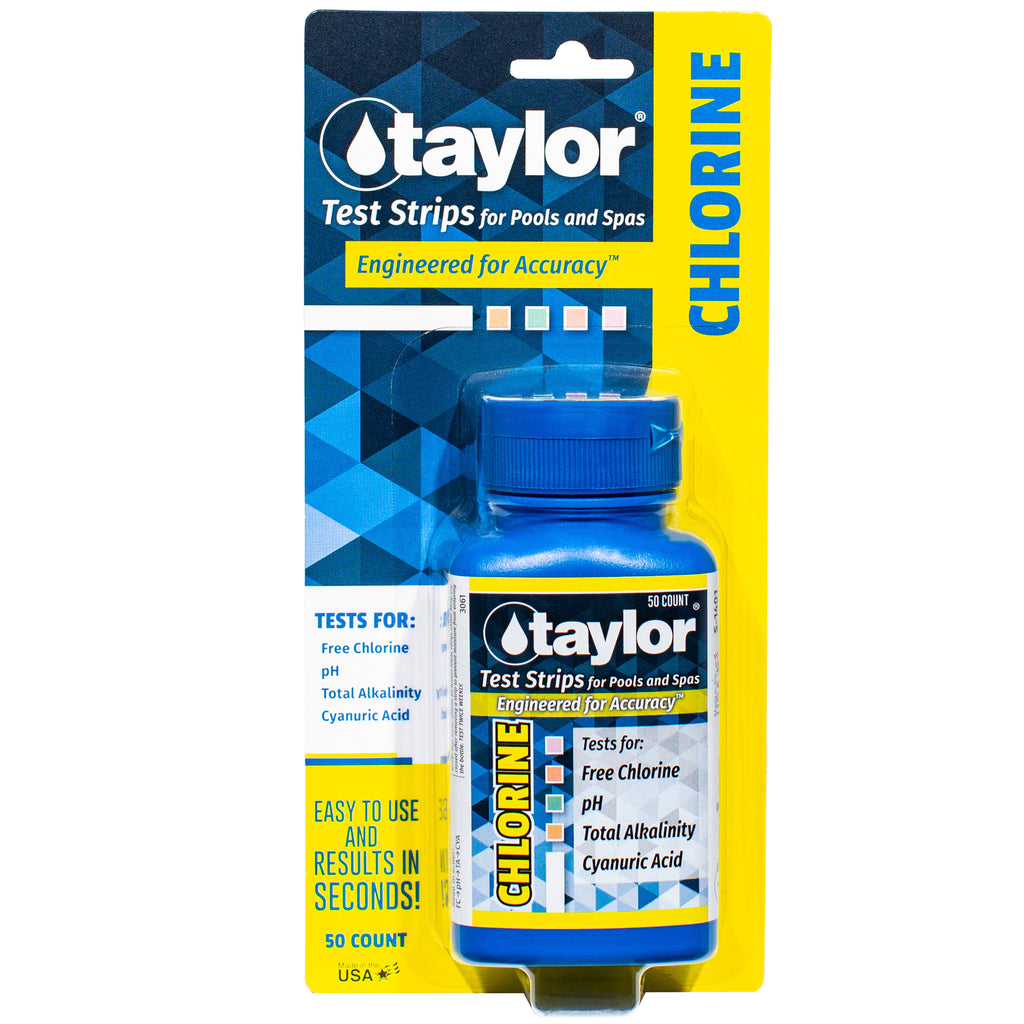 Taylor Chlorine Test Strips – Pool Geek